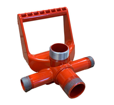 Davey Fire Fighter 5 Discharge Outlet 3-way NPT Red