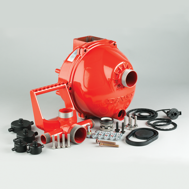 Davey Fire Fighter 5 Two Stage 5/8" Pump Head Kit Red NPT