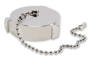 1" NH Rigid Cap with Chain Chrome Plated Brass