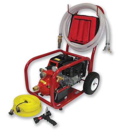 7hp Home Firefighting Cart 1" Hose Recoil | Primo Supply
