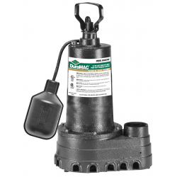 Effluent 1/2hp Pump 10' Cord Tethered Float | Primo Supply