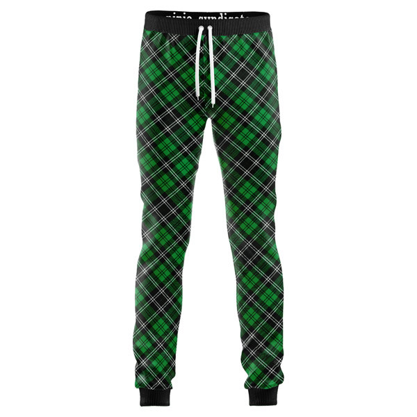 patterned jersey joggers