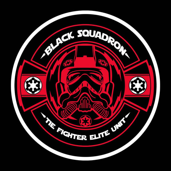 Black Squadron Darth Vader Hockey Jersey