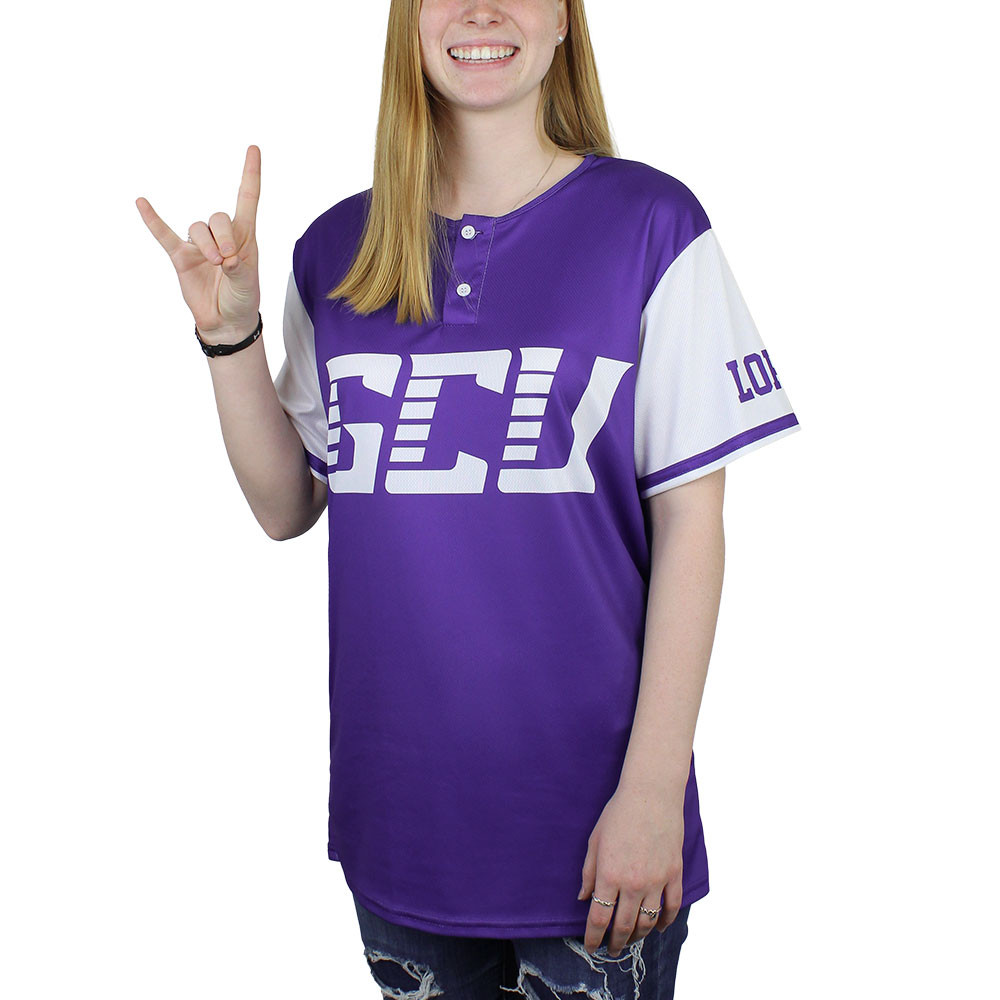 Prosphere Women's Purple GCU Softball Jersey