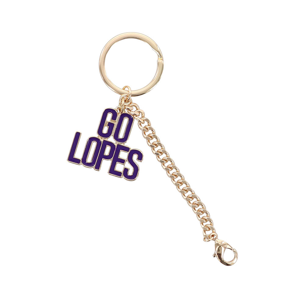 Emerson Street Purple Go Lopes Keychain