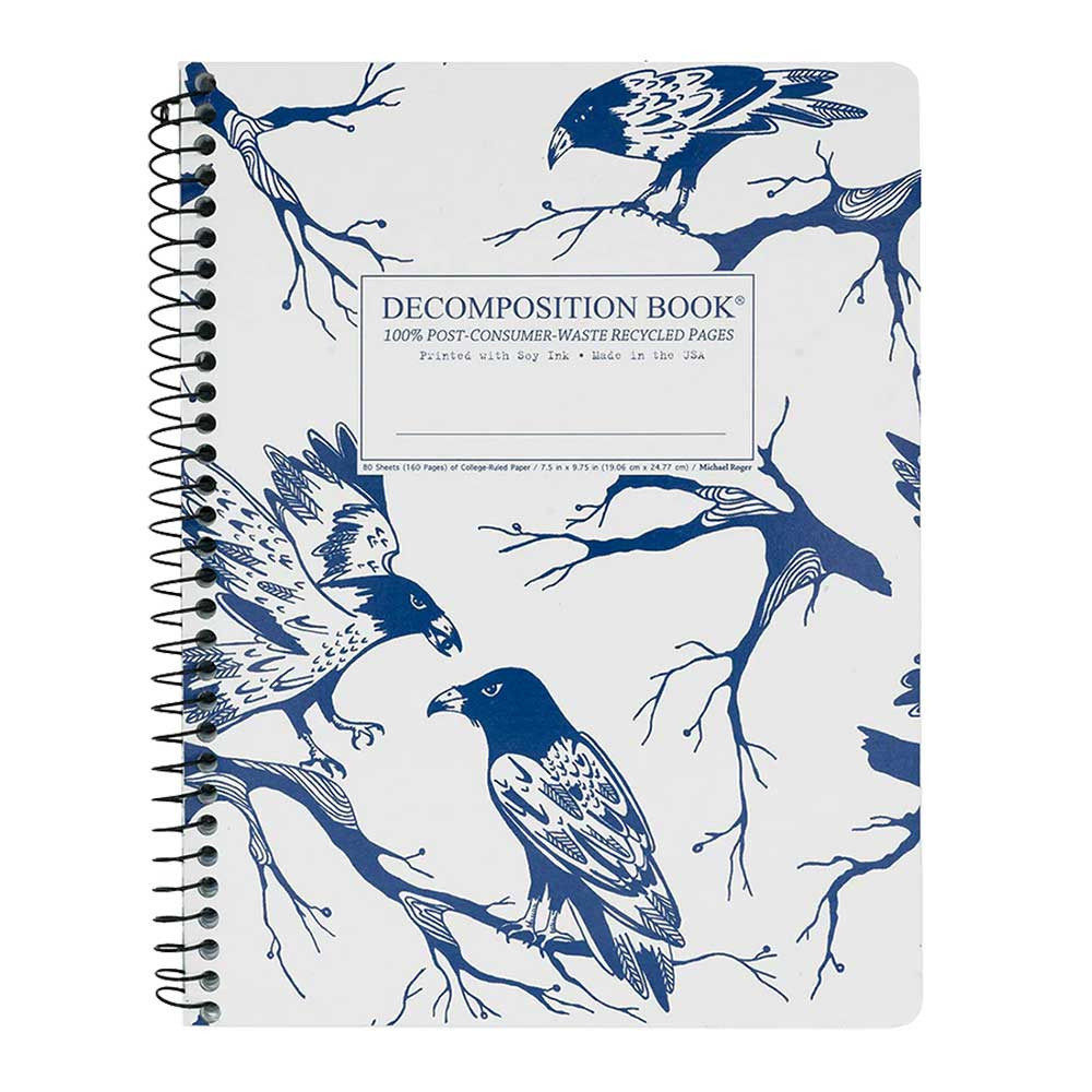 Coil Bound Decomposition Book College Ruled 80 Sheets - Animal Collection