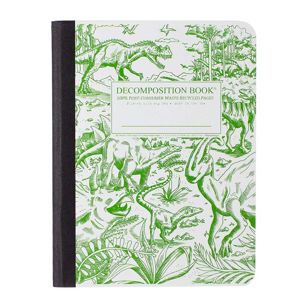 Tape Bound Decomposition Book College Ruled 80 Sheets - Animal Collection