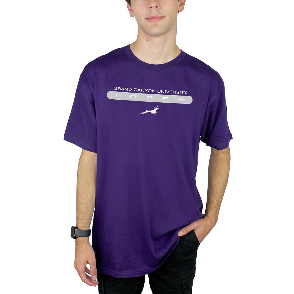 CI Sport Men's Purple Grand Canyon University Lopes Running Lope Tee
