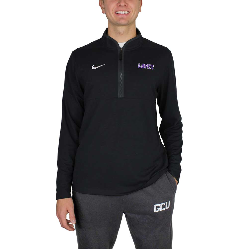 Nike Men's Dri-FIT Black Lopes ¼ Zip