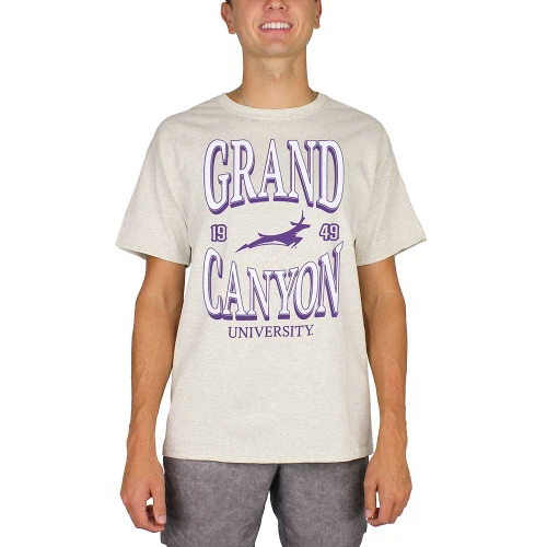 Champion Men's Oatmeal Grand Canyon University 1949 Tee
