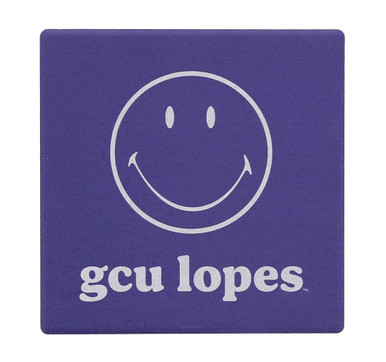 Legacy Purple Smiley Face GCU Lopes Coaster