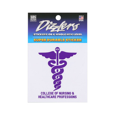 Dizzlers Purple GCU College of Nursing & Healthcare Professions Sticker