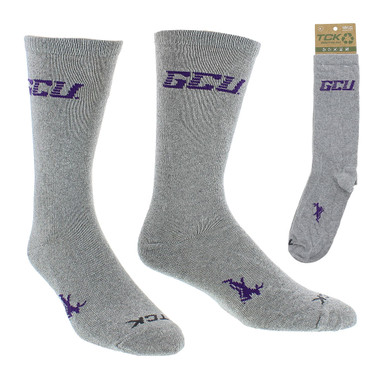 TCK Gray GCU Running Lope Socks