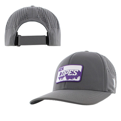 Branded Bills Gray GCU Lopes Desert Velcro Strapback Hat
