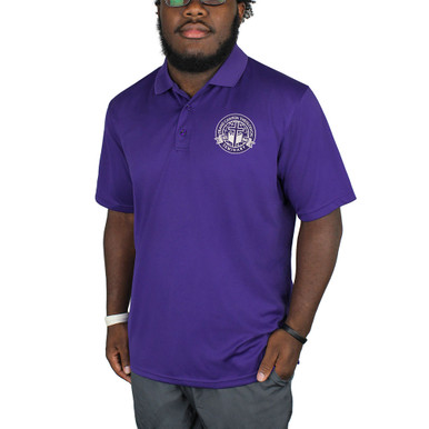Vansport Men's Purple Grand Canyon Theological Seminary Polo