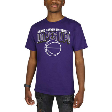 Champion Men's Purple Lopes Up Basketball Tee