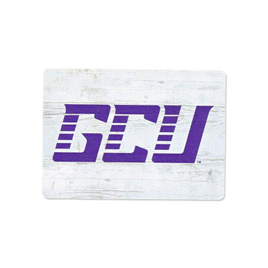 White GCU Wooden Magnet
