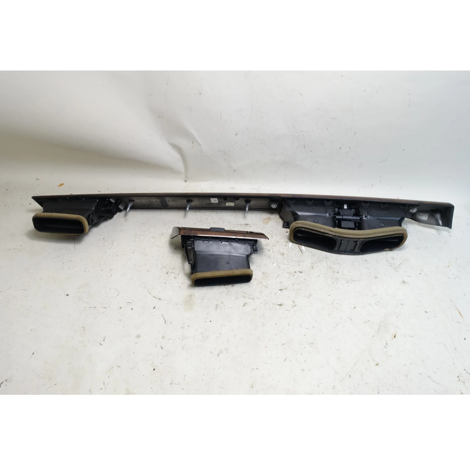 2004-2010 BMW E60 5-Series E61 Front Dashboard Wood Trim Set Dark ...