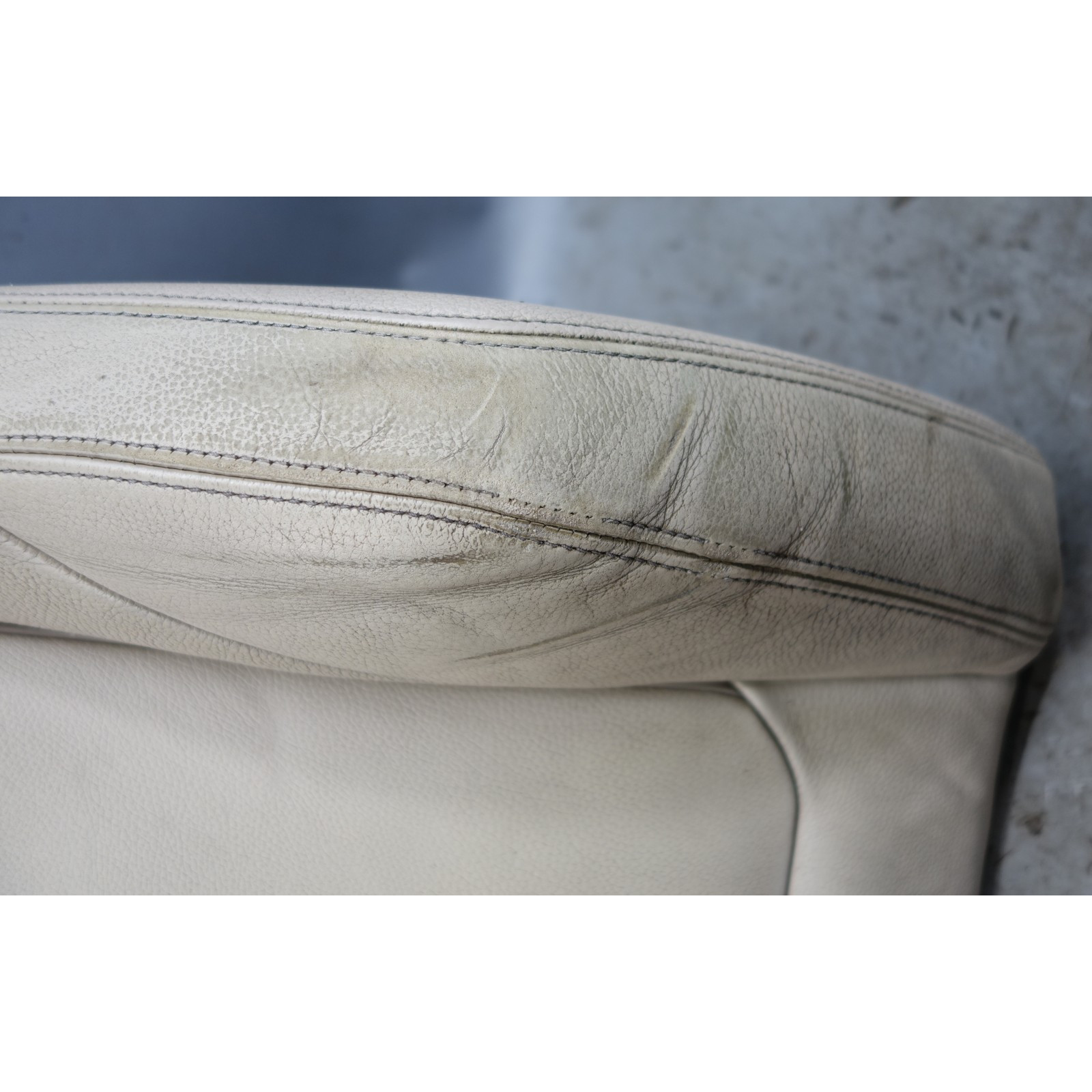 12-19 BMW F30 3-Series F36 Left Front Sport Seat Backrest Pad Oyster ...