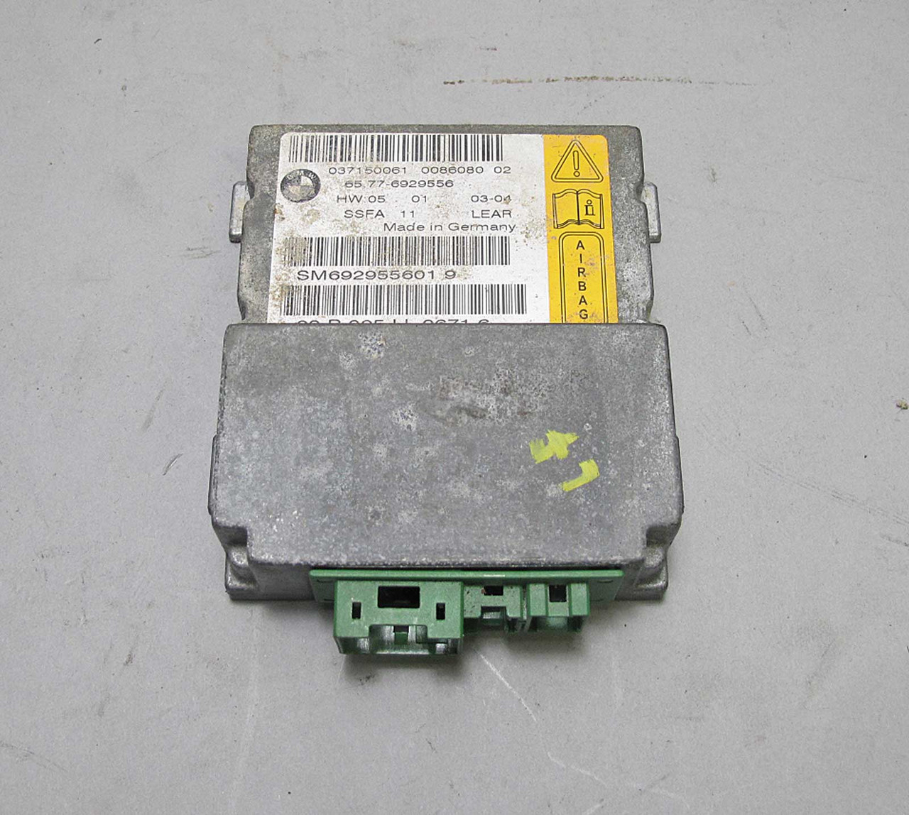 BMW E65 E66 7-Series RR1 Left Front Driver's Seat Airbag Sensor Module ...