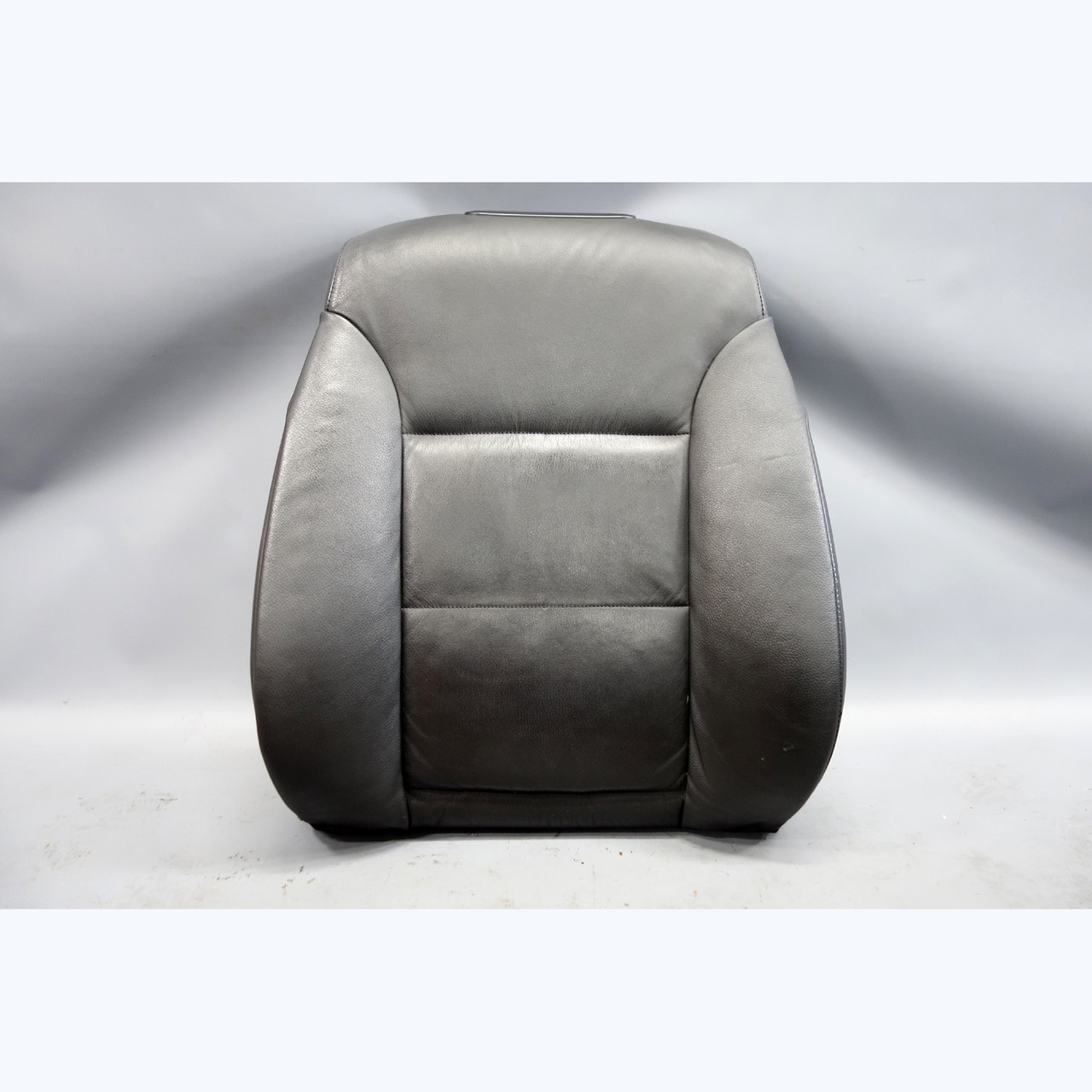 2004-2010 BMW E60 5-Series E61 Front Seat Back Rest Pad Black Leather ...