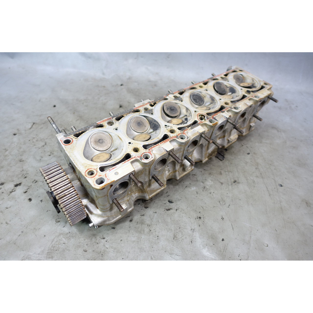 Damaged 1984-1986 BMW E30 325e E28 M20 2.7L ETA Cylinder Head with ...