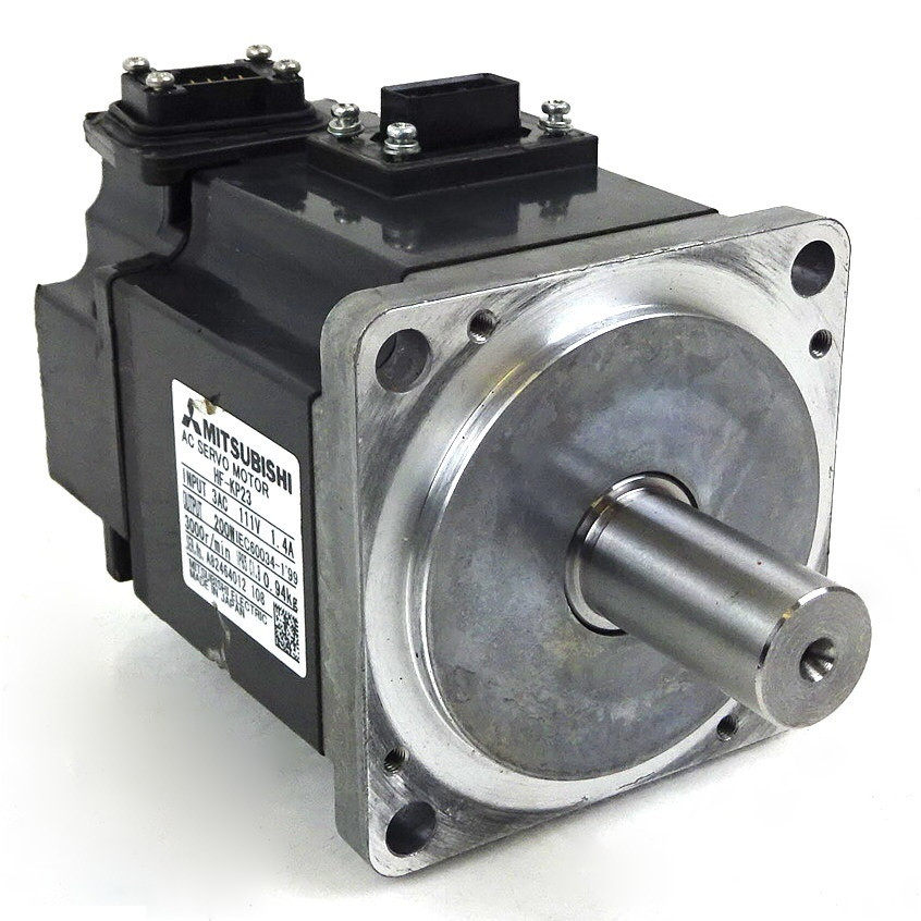 Servo Motor HF-KP23 Mitsubishi 3000rpm 200W 1.4A 111V 3AC *Tested ...