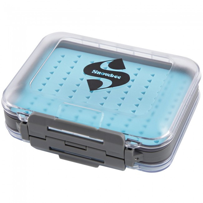 Snowbee Easy vue Silicone- Foam Fly Box large - Fly fishing - Fly boxes ...