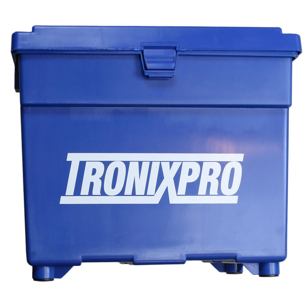 Tronixpro Beach Seat Box - Blue - Keen's Tackle & Guns
