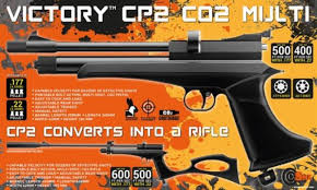 SMK Victory CP2 Black and Camo Pistol/ Rifle CO2 - Keens tackle and Guns