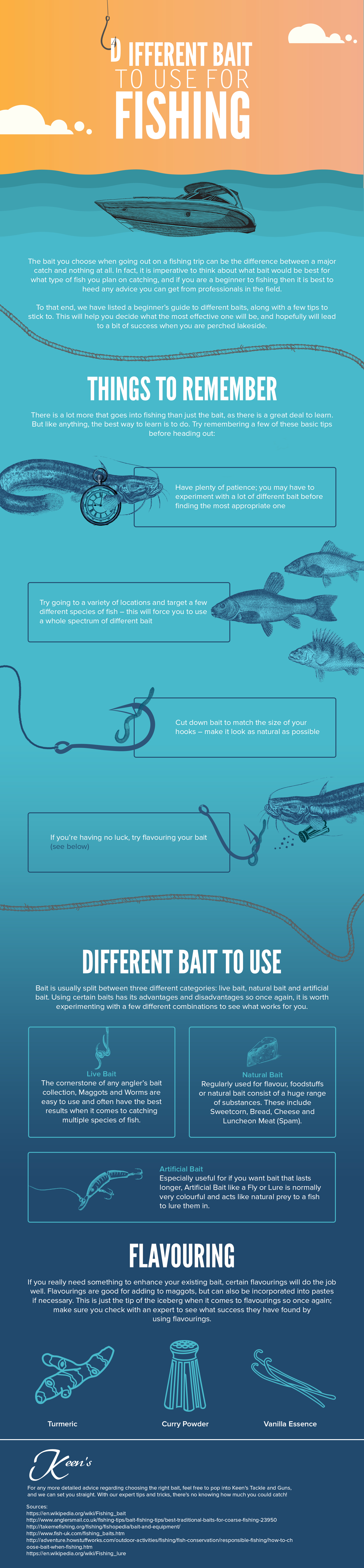 Different Bait to Use for Fishing - Keen's Tackle & Guns