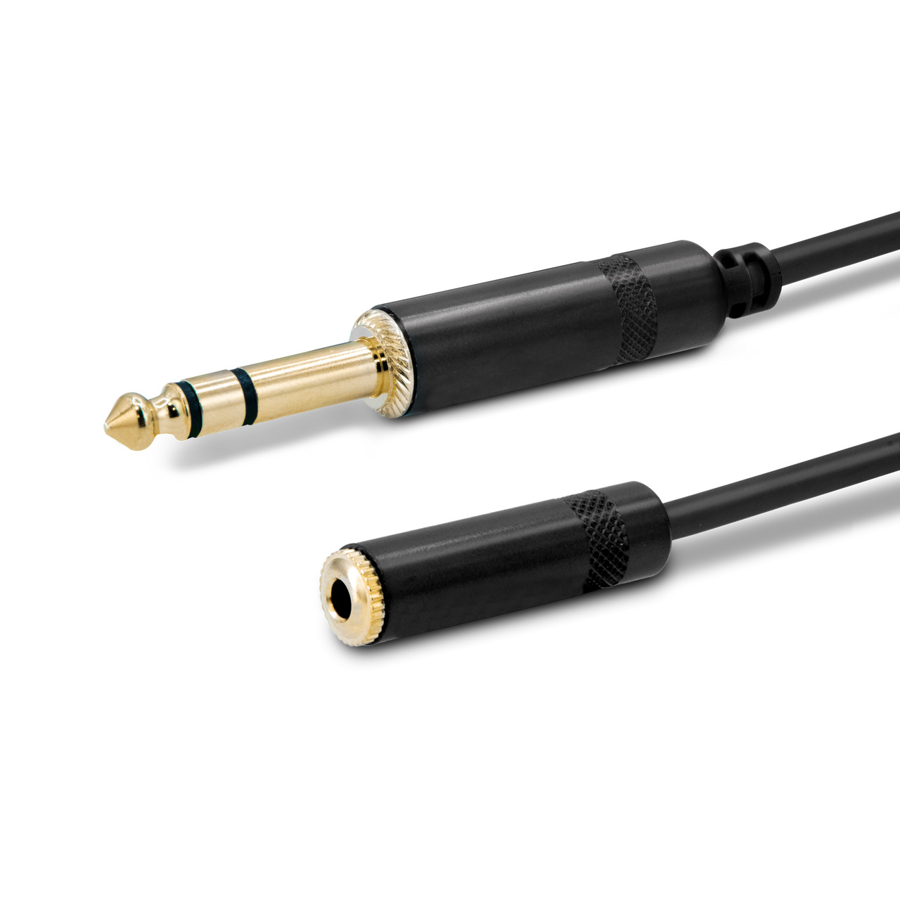 SuperFlex GOLD 1/4" TRS to 3.5mm Female Patch Cable