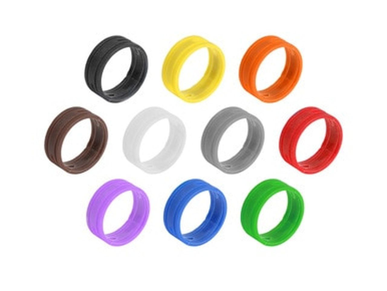 SuperFlex Gold Color ID Rings 10 Pack - Elite Core