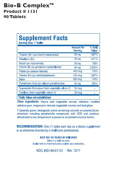 Bio-B Complex - Biotics Research - The Drugless Doctor