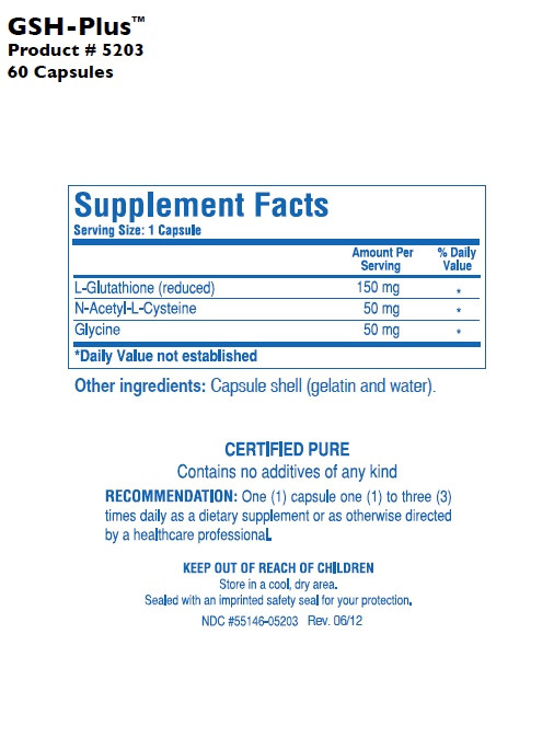 GSH-Plus - Biotics Research - The Drugless Doctor