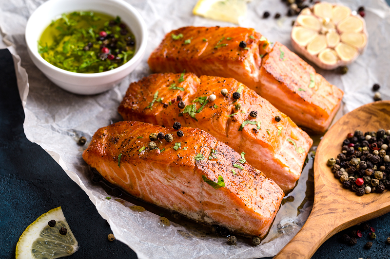 Troll Caught King Salmon | 10 lb box from Great Alaska Seafood
