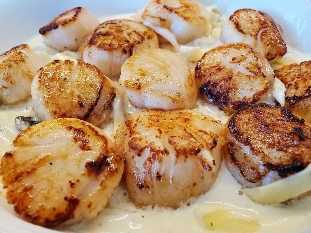 Colossal Sea Scallops 10 lbs | 10-20 scallops per lb; Great Alaska Seafood