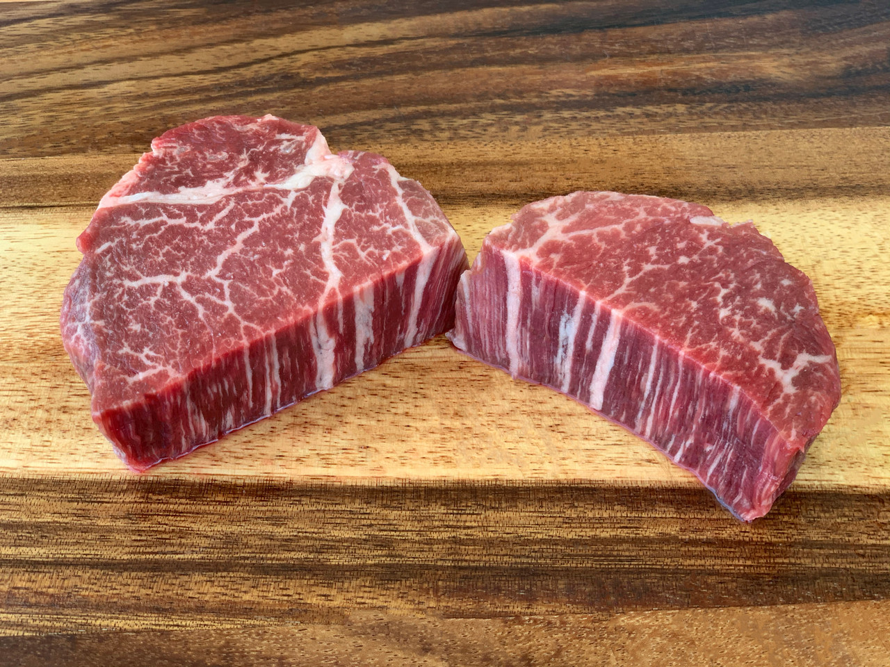 Save on Australian Wagyu 6 ounce Filet Mignon steaks (6+ BMS)