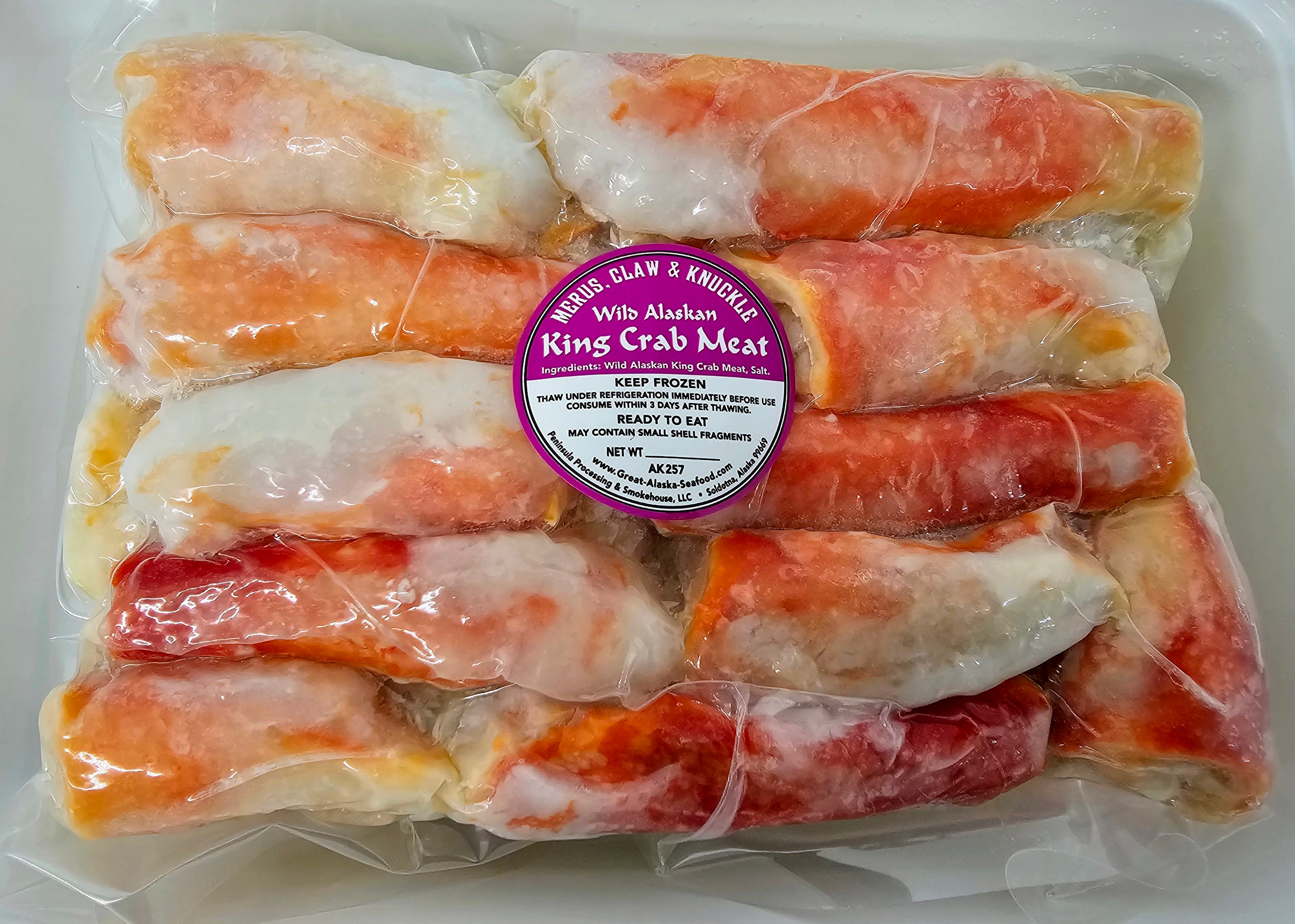 Alaskan King Crab Merus Cuts l 4 lb box Free Overnight Shipping | Great ...