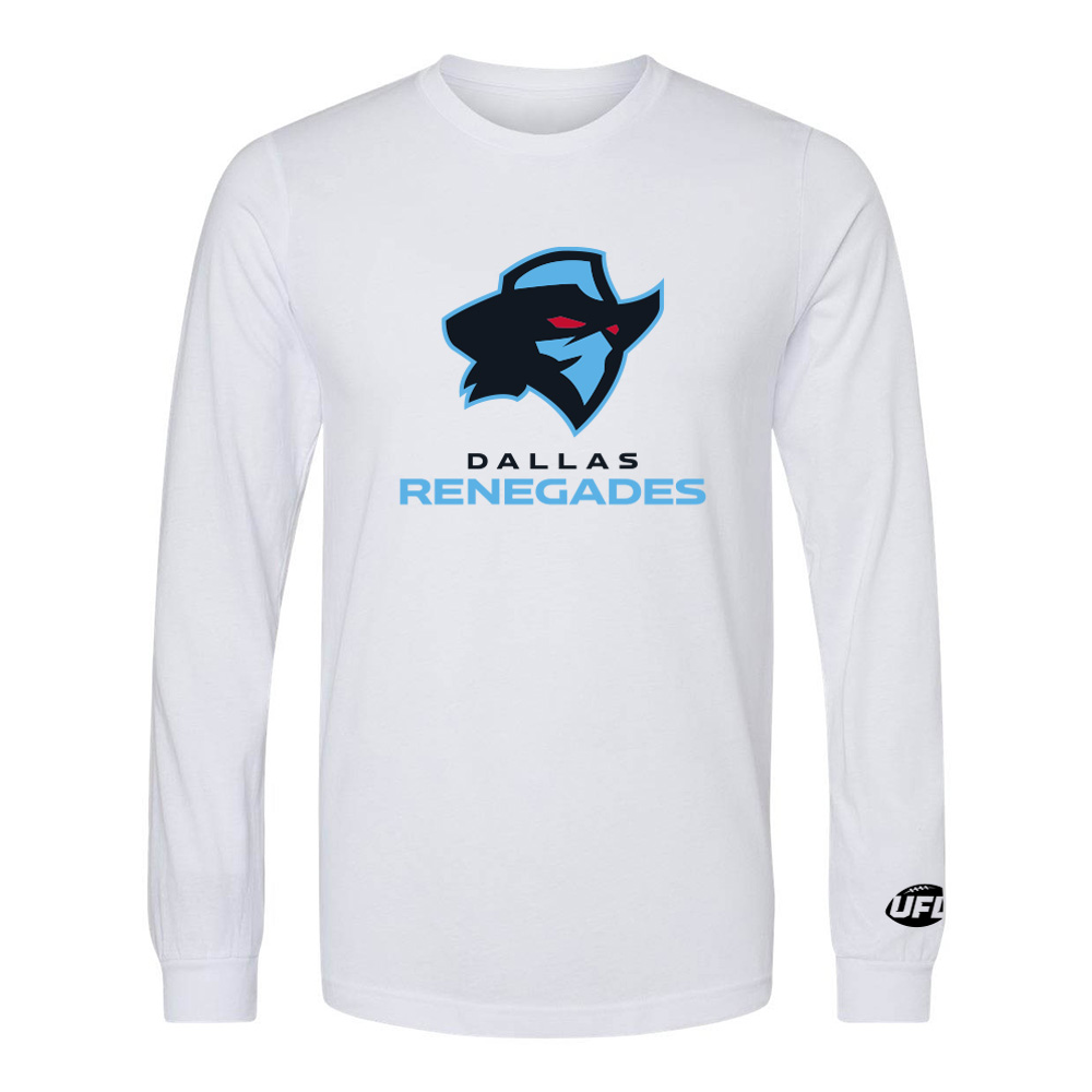 Dallas Renegades Logo Long Sleeve T-Shirt - ShopTheUFL