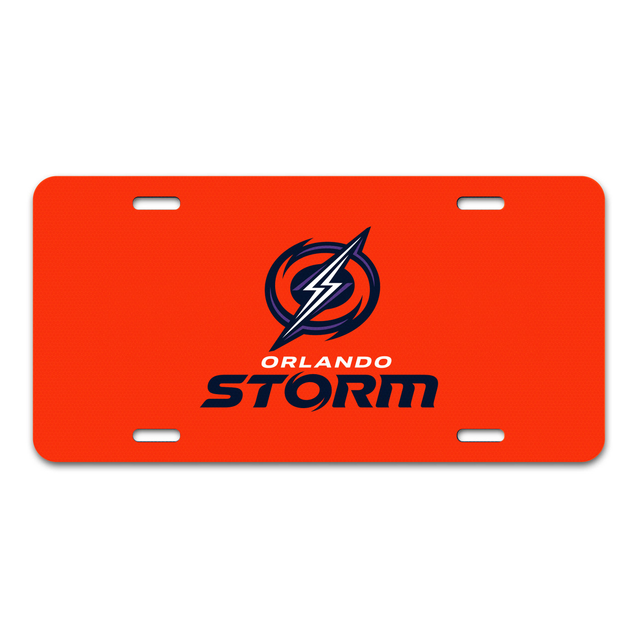 Orlando Storm Flat Metal License Plate - ShopTheUFL