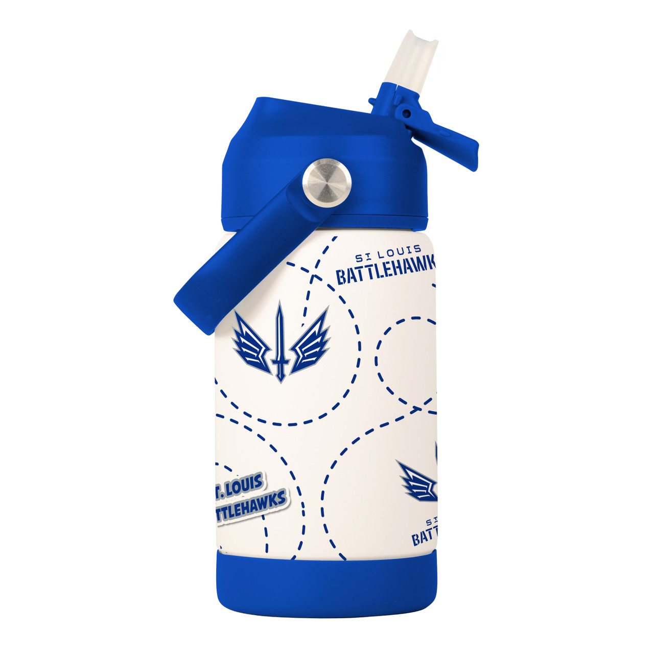 St Louis Battlehawks 12oz Mascot SS Kids Bottle - ShopTheUFL