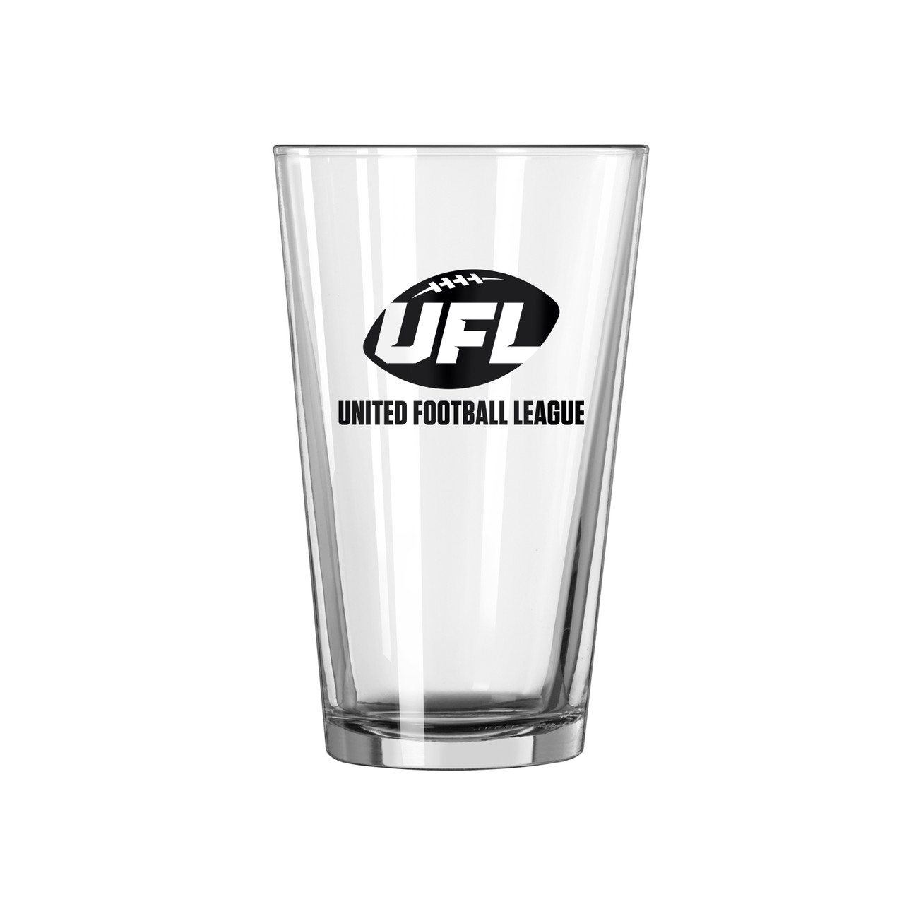 UFL 16oz Logo Pint Glass - ShopTheUFL