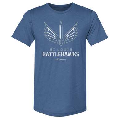 St. Louis Battlehawks Primary Logo Tri Royal Men's Premium T-Shirt ...