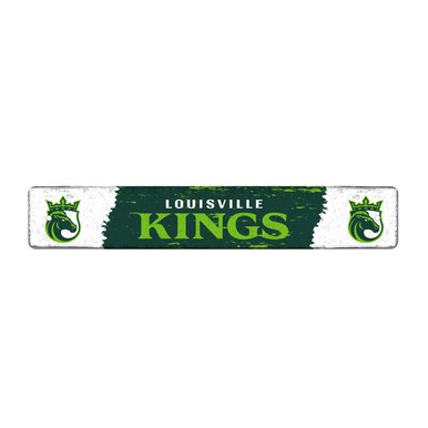 Louisville Kings Metal Street Sign 4x24 - ShopTheUFL