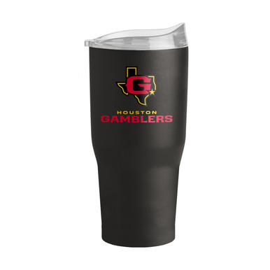 Houston Gamblers 30oz Logo Powder Coat Tumbler - ShopTheUFL