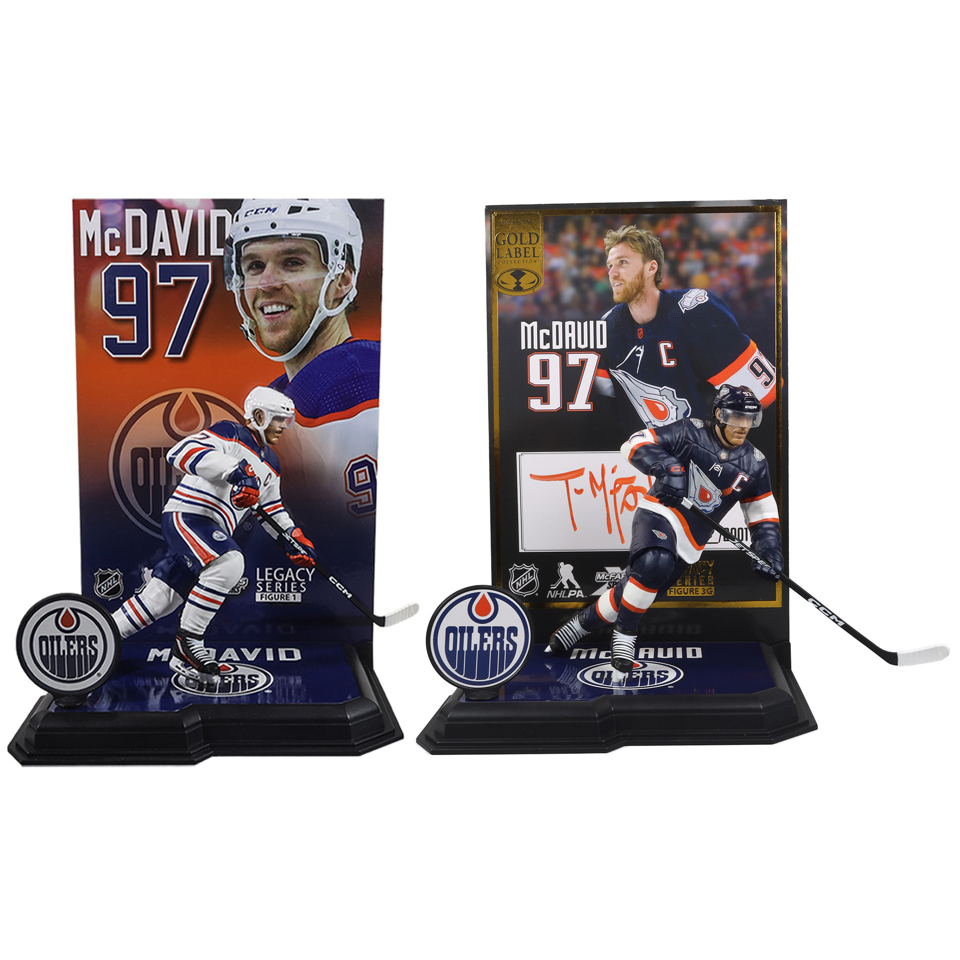 Connor McDavid w/Special Edition Jersey (Edmonton Oilers) Gold Label ...