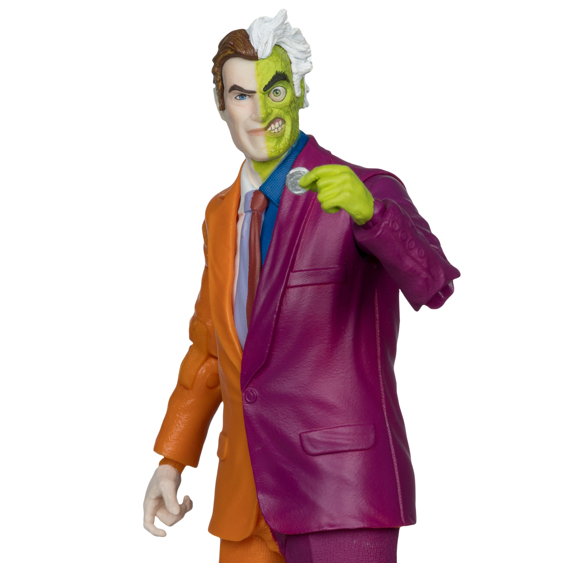 Two-Face (DC: The Silver Age) 7" Figure w/McFarlane Toys Digital ...