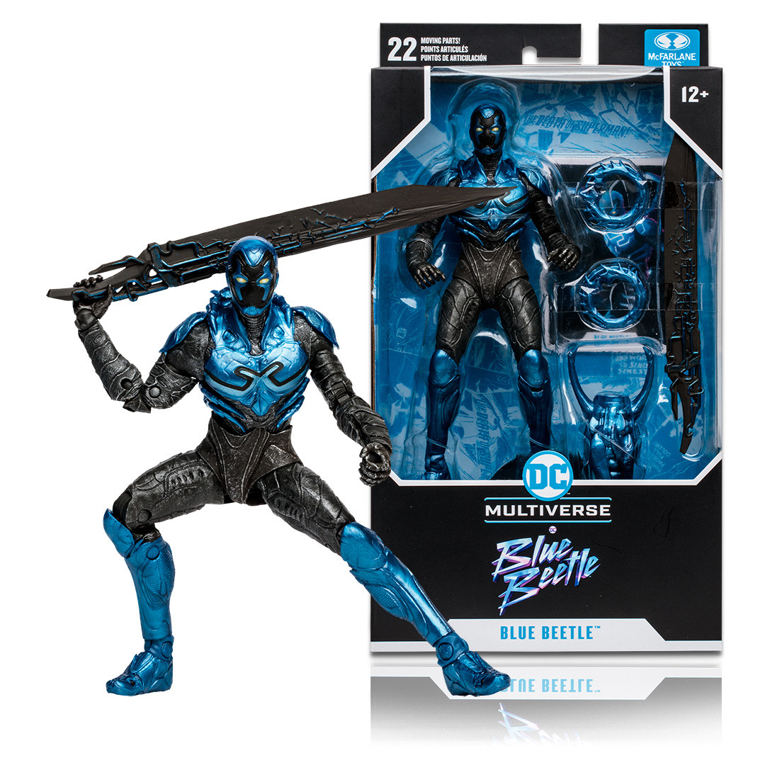 Blue Beetle (Blue Beetle Movie) 12" Resin Statue - McFarlane Toys Store