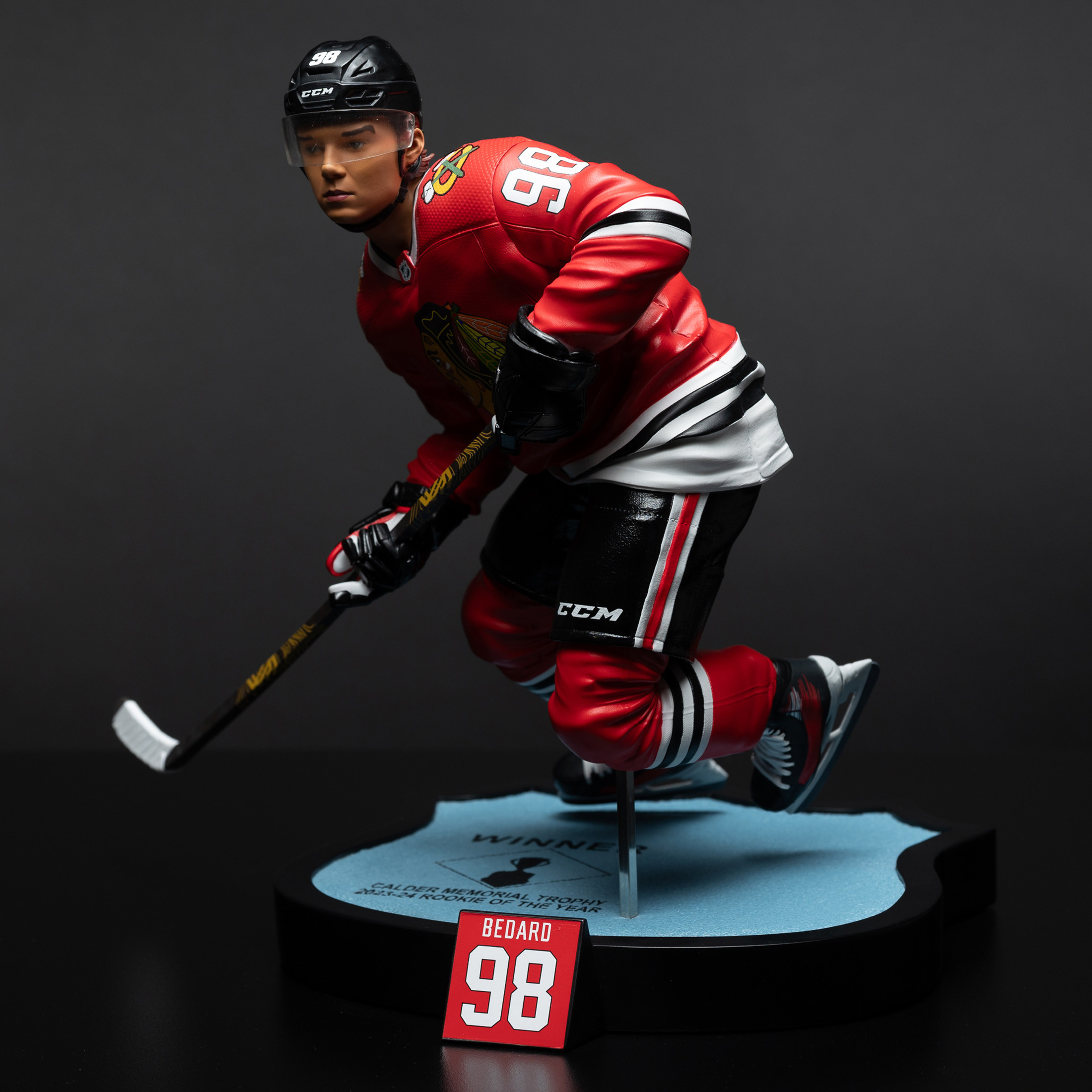 Connor Bedard (Chicago Blackhawks) NHL 1:6th Resin Statue - McFarlane ...